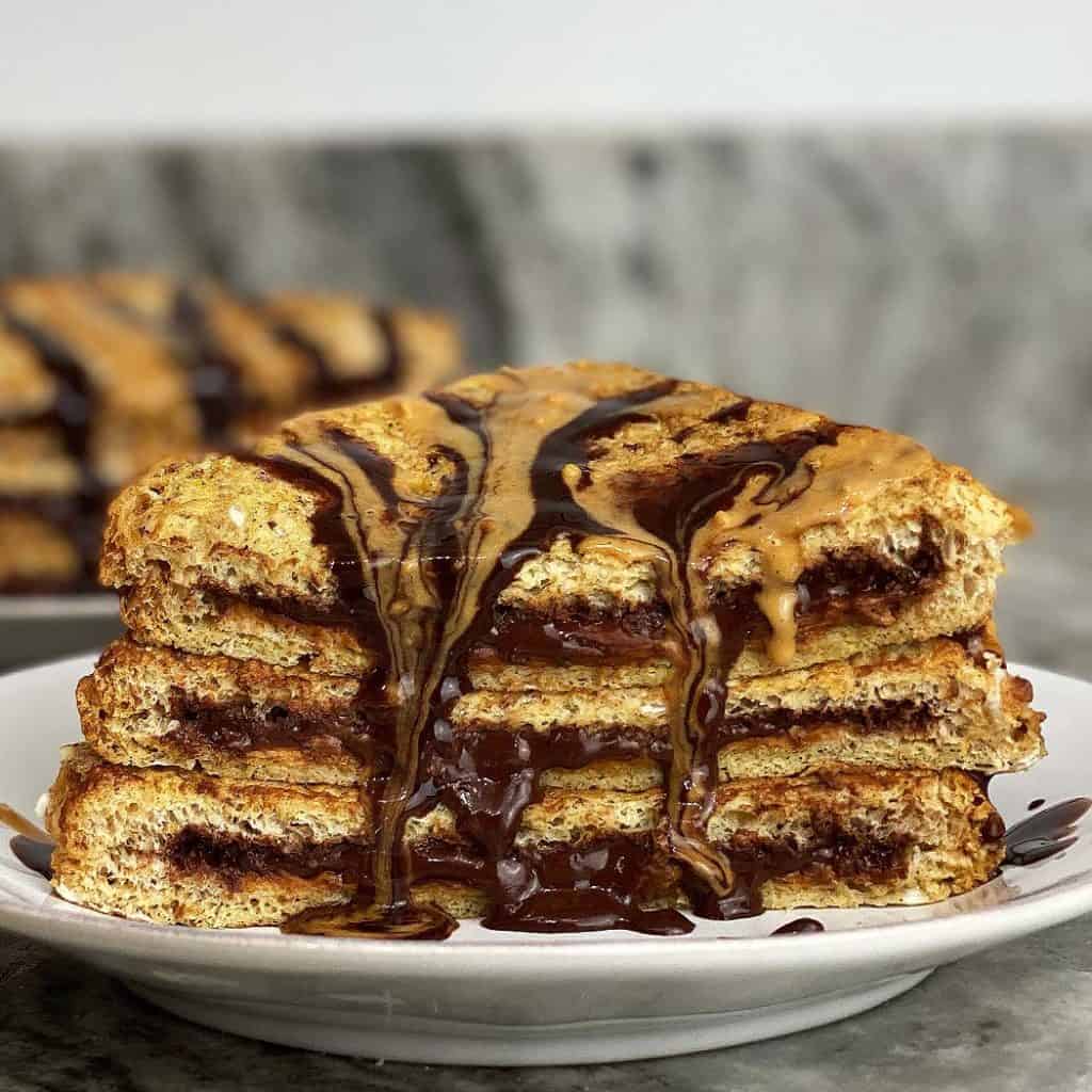 Stuffed Protein French Toast (Without Protein Powder)