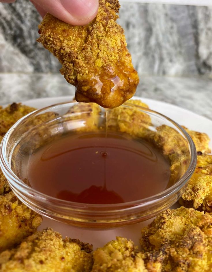 Maple Waffle Popcorn Chicken