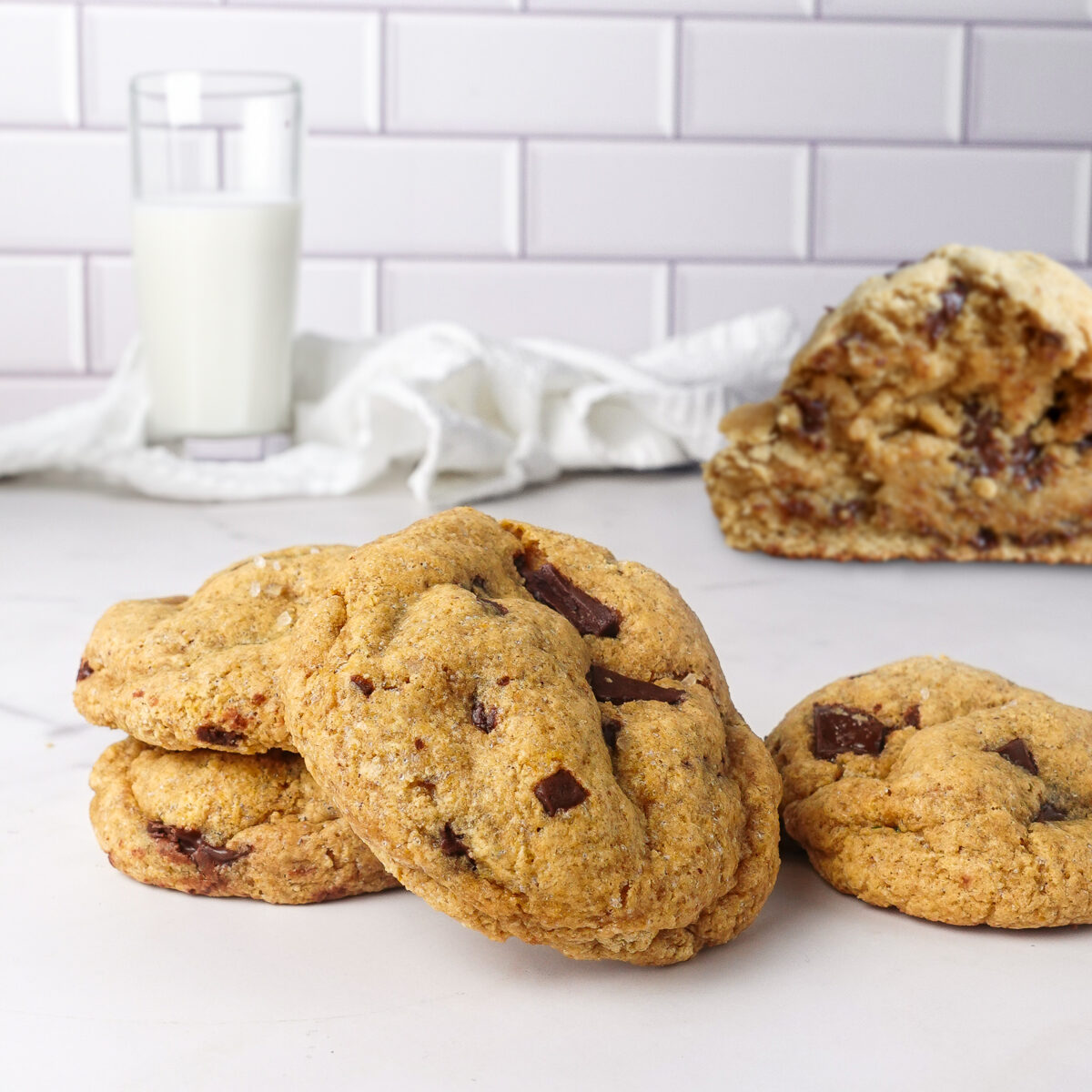 The BEST Homemade Chocolate Chip Protein Cookies