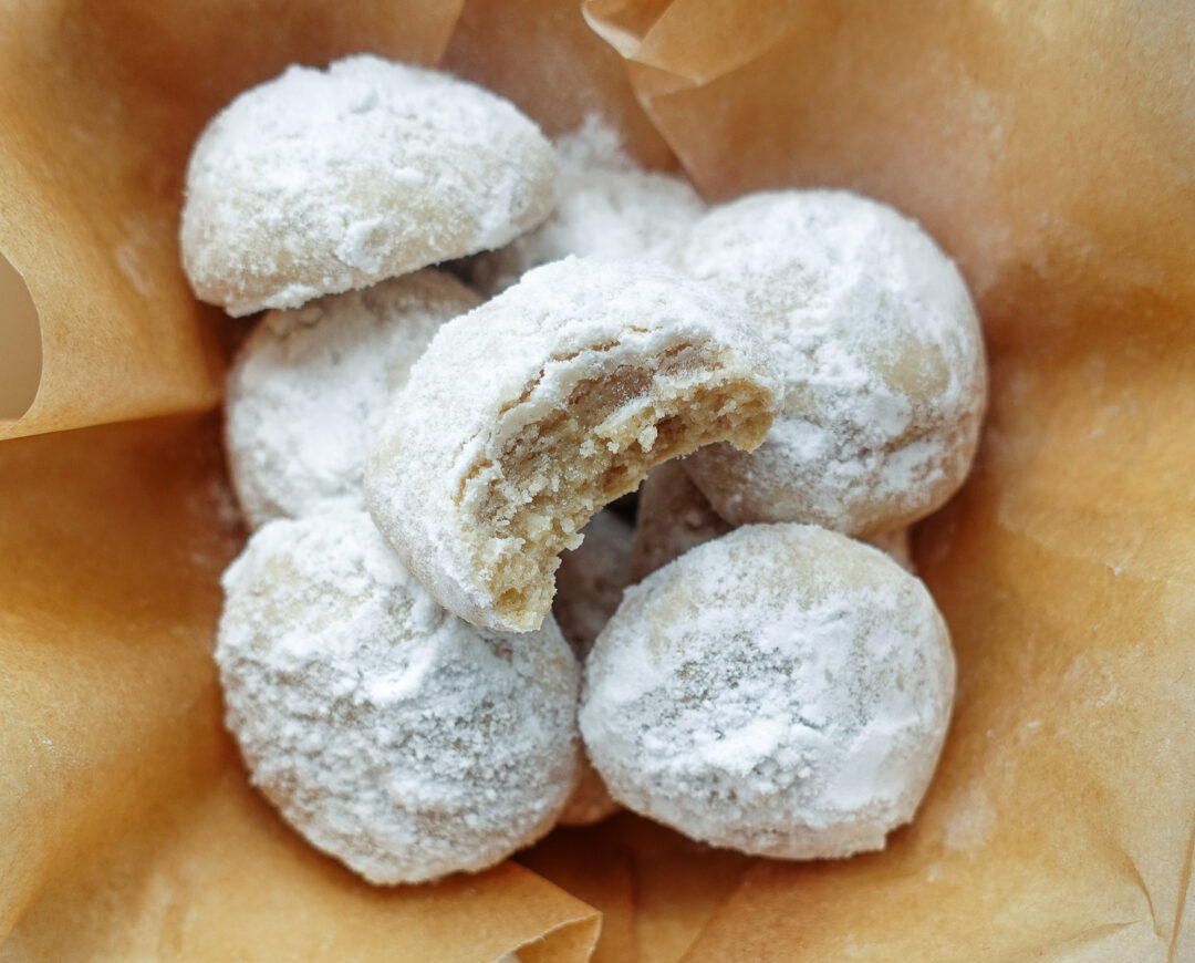Melt In Your Mouth Snowball Cookies (Made Healthier)