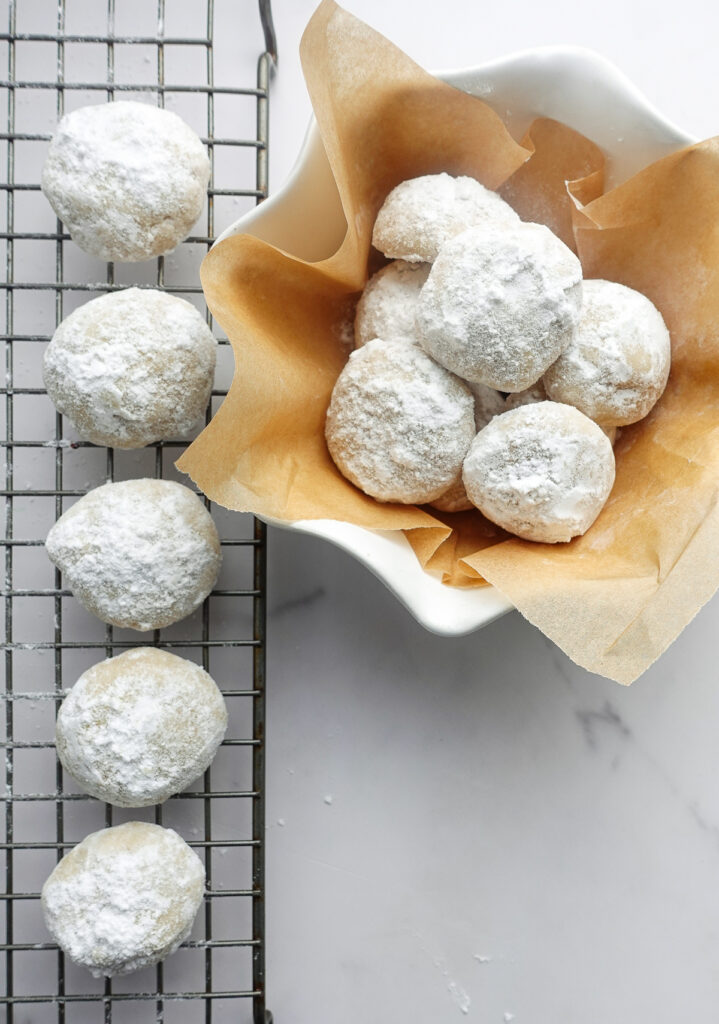 Melt In Your Mouth Snowball Cookies (Made Healthier)