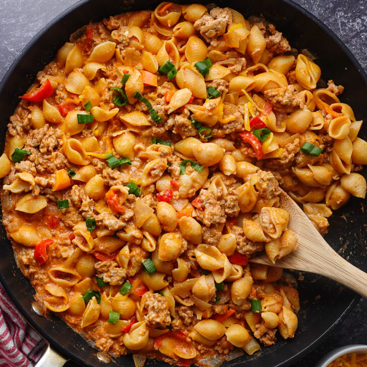 Easy & Delicious Creamy Taco Pasta