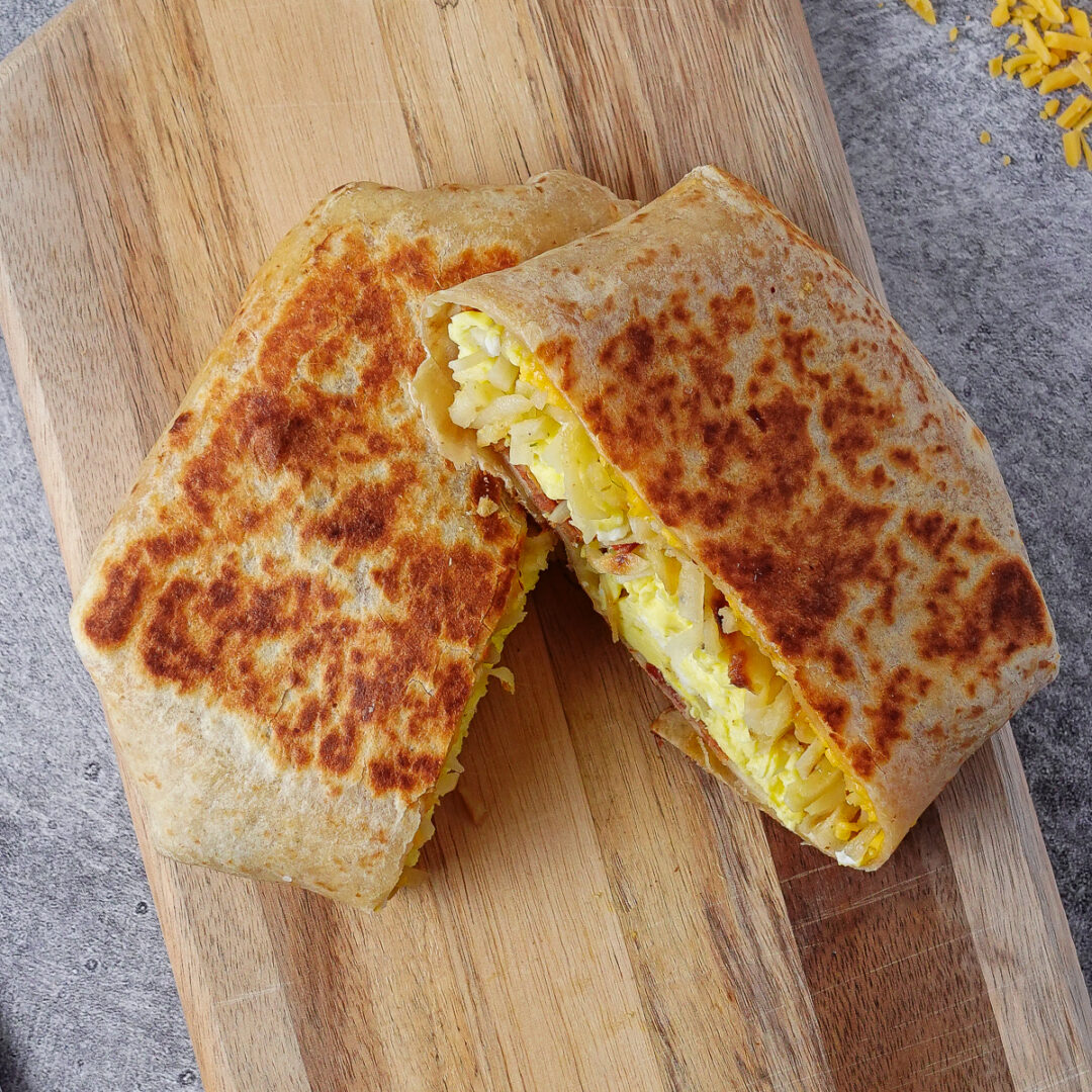 Easy Breakfast Crunchwrap (Taco Bell Copycat)