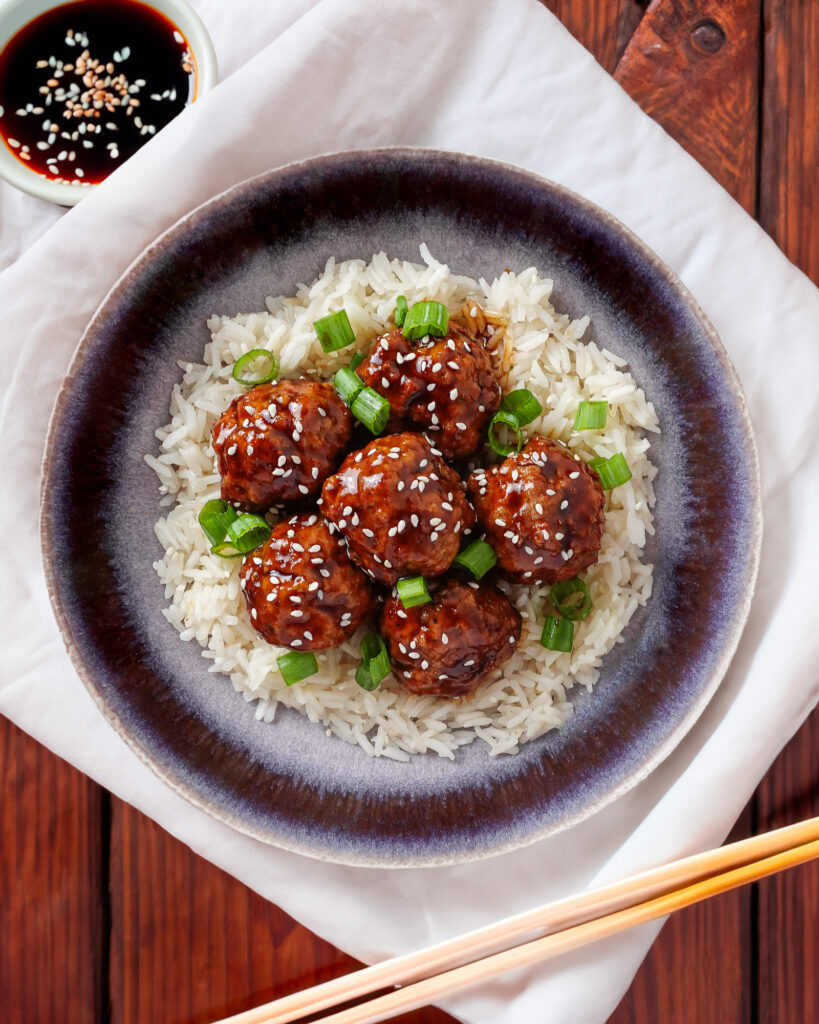 Healthy Sweet Asian Turkey Meatballs In 15 Minutes
