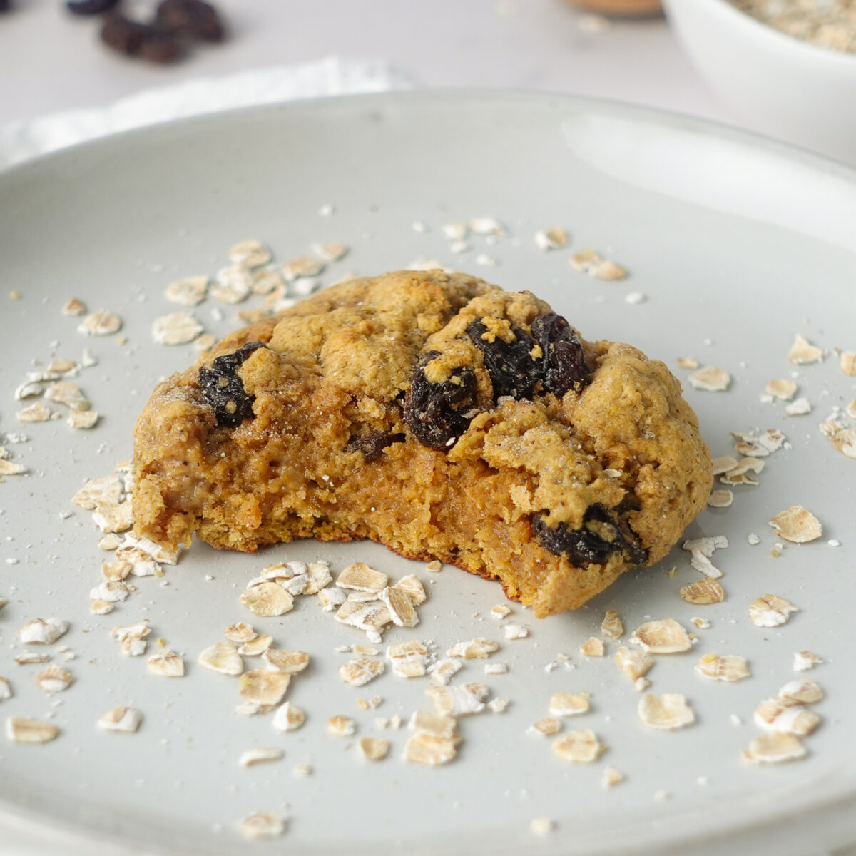Soft & Chewy High-Protein Oatmeal Raisin Cookies