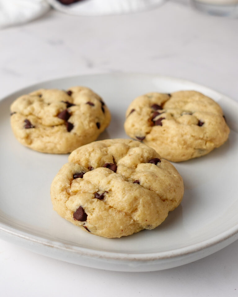 Healthy Pancake Mix Chocolate Chip Cookies (Two Ways)