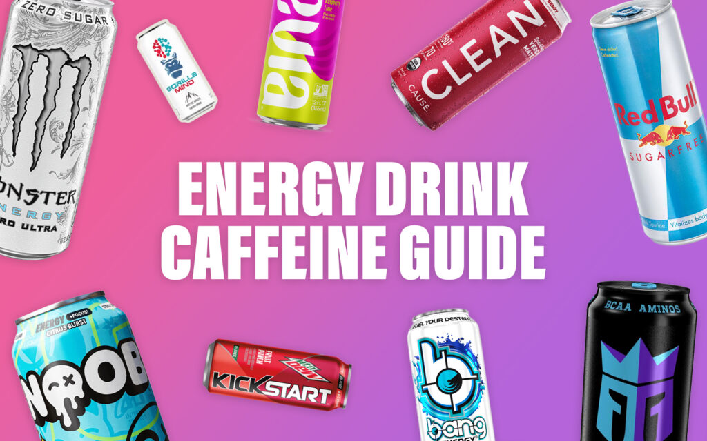 Caffeine In Energy Drinks: Visual Guide Of 50 Energy Drinks